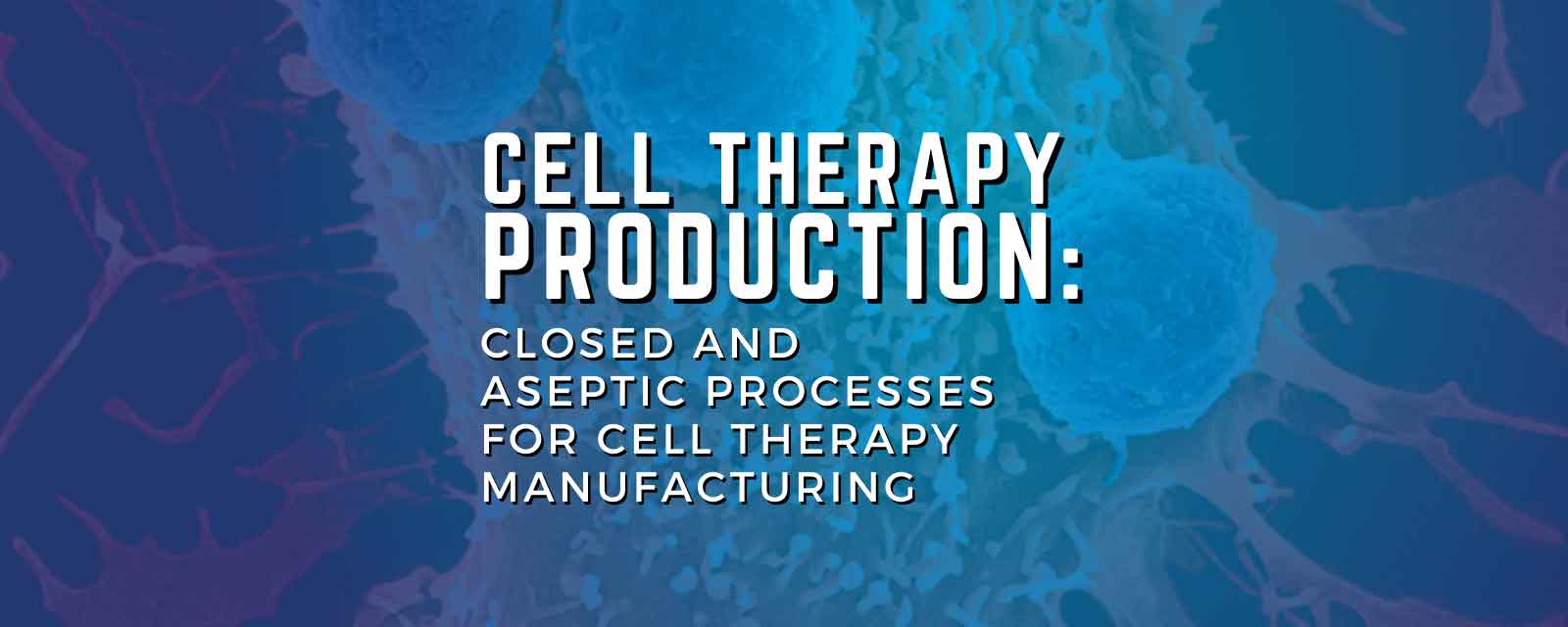 Closed and Aseptic Processes for Cell Therapy Manufacturing